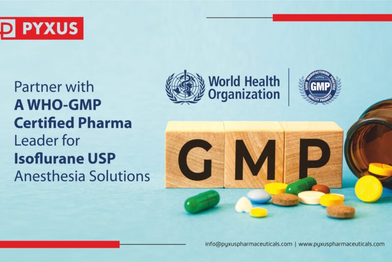 Partner with a WHO-GMP Certified Pharma Leader for Isoflurane USP ...
